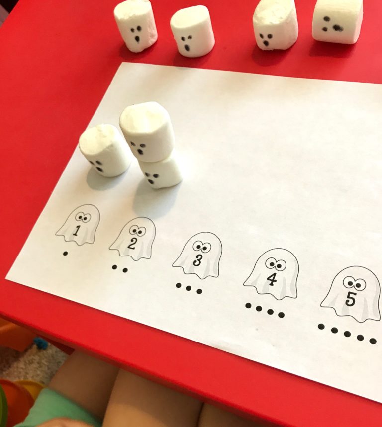 GHOST COUNTING ACTIVITY - Teacher Turned Mom